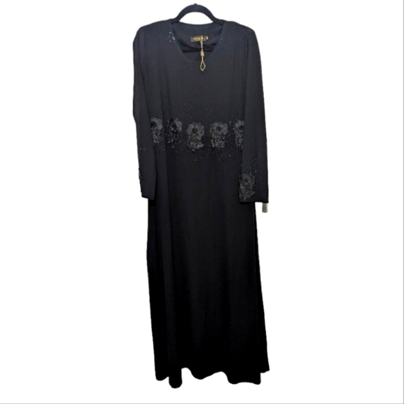 Mina Louchi | Dresses | New Mina Louchi Elegant Beaded Dress Sz466 ...